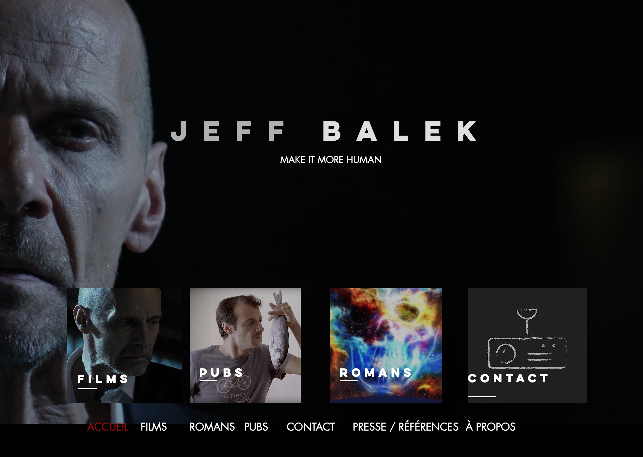 Jeff Balek – Romancier transmedia